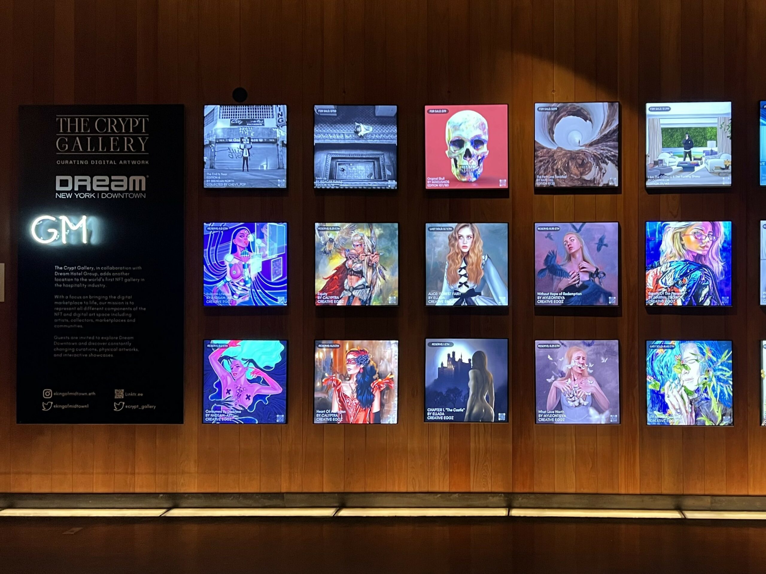 Crypt Gallery Bitcoin Angel Meetup - trevorjonesart